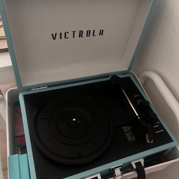 Victrola | Portable Audio & Video | Teal Record Player | Poshmark